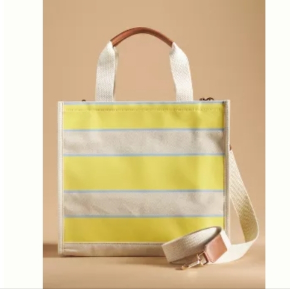 Anthropologie | Bags | Nwt Anthropologie Maeve Striped Canvas Tote ...